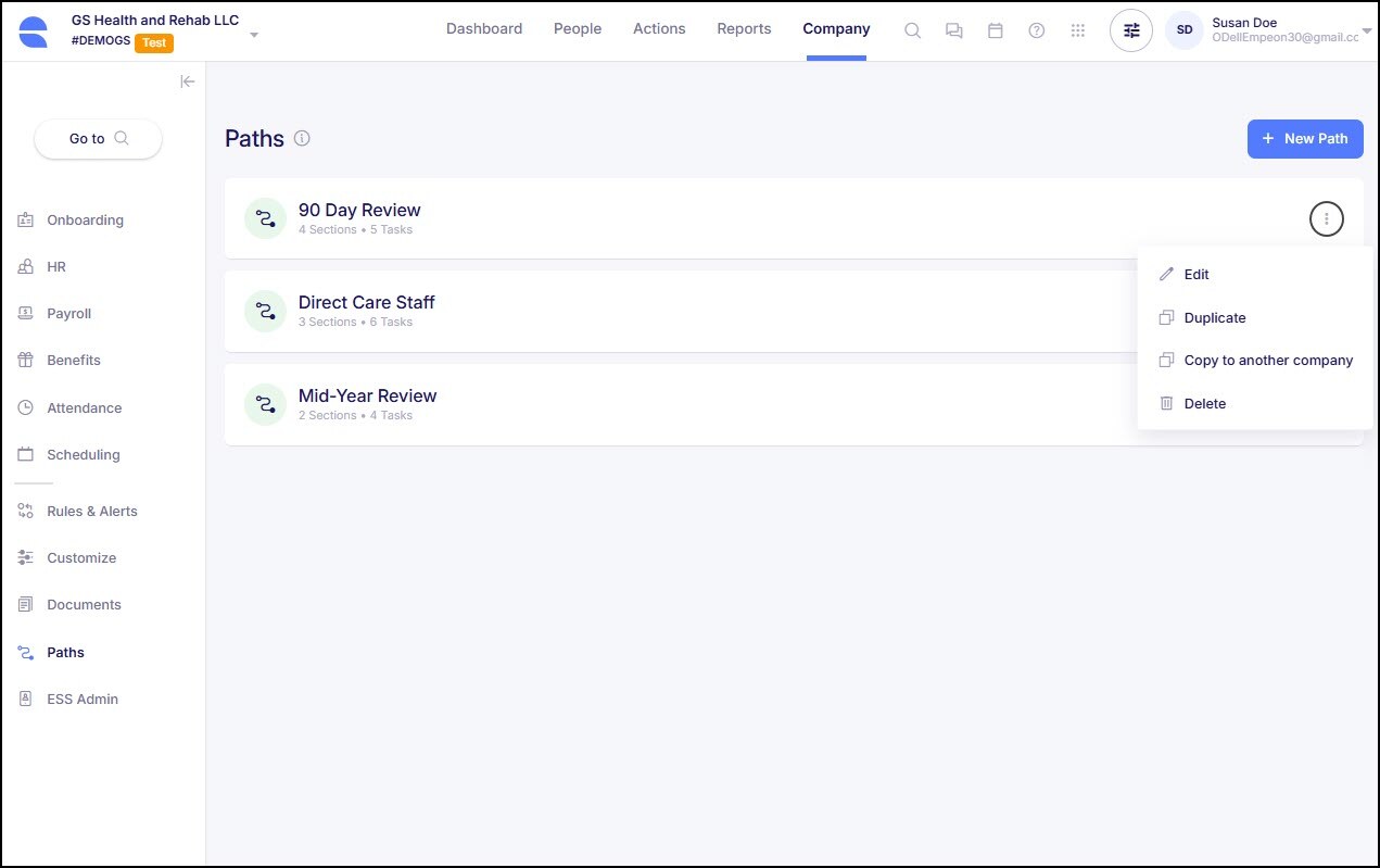 Editing & Maintaining Paths
